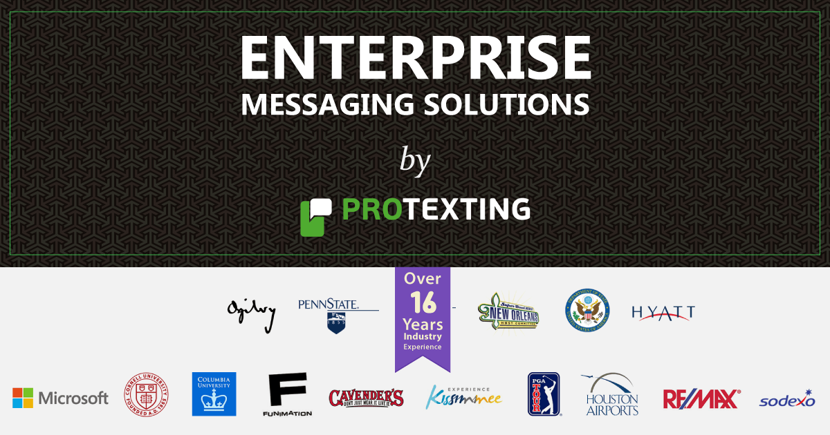 Enterprise SMS Marketing, Text Messaging for Enterprises